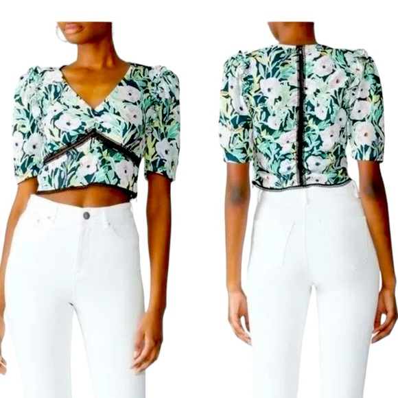 SAYLOR | Tops | Saylor Floral Tisha Crop Top | Poshmark